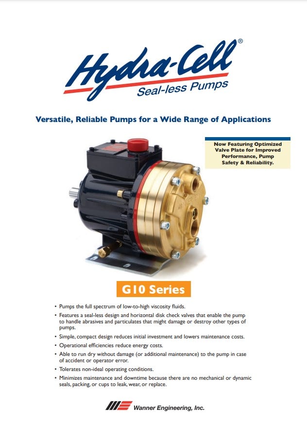 Hydra-Cell D10 Series (US) / G10 Series (Metric)